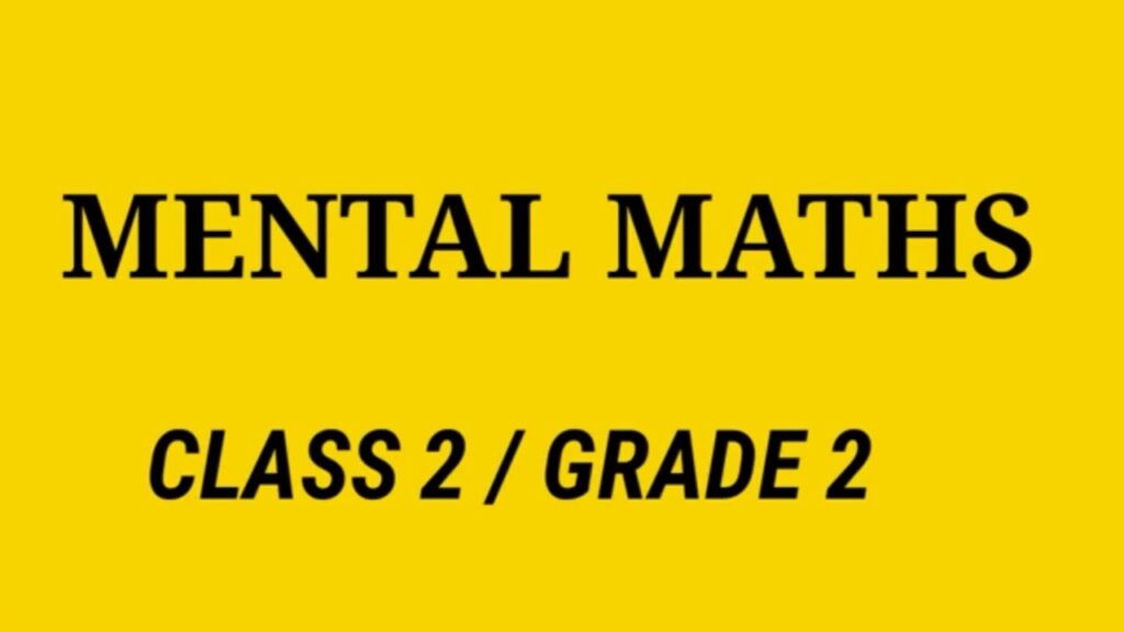 Mental Maths For Class 2 - Mental Maths Study Easily With This Trick ...